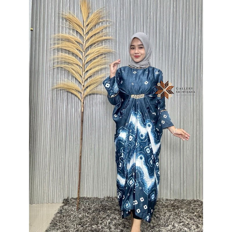 Jual KAFTAN JUMPUTAN PAYET BATIK PRINTING EKSLUSIF PREMIUM PALEMBANG ...