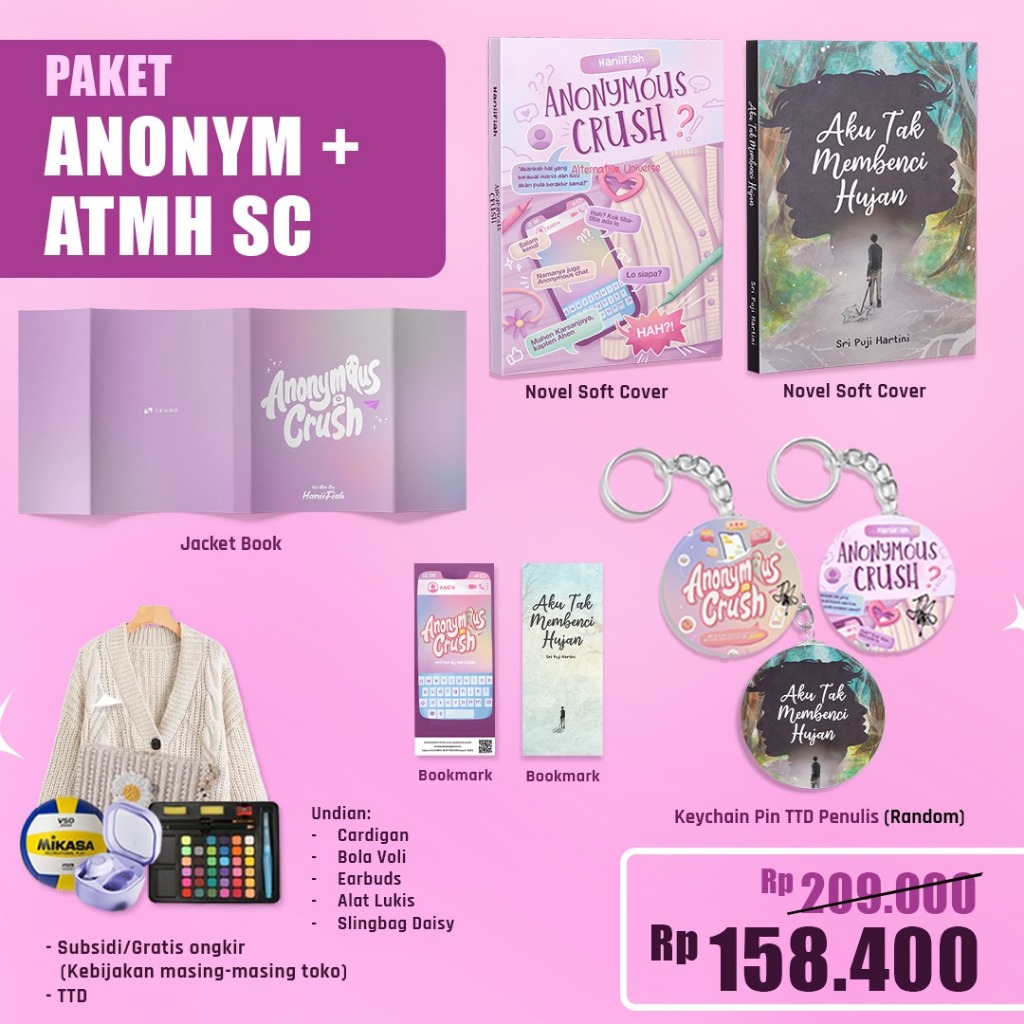 Jual Buku Novel - Anonymous Crush - Haniifiah - Skuad - Bumifiksi | Shopee Indonesia