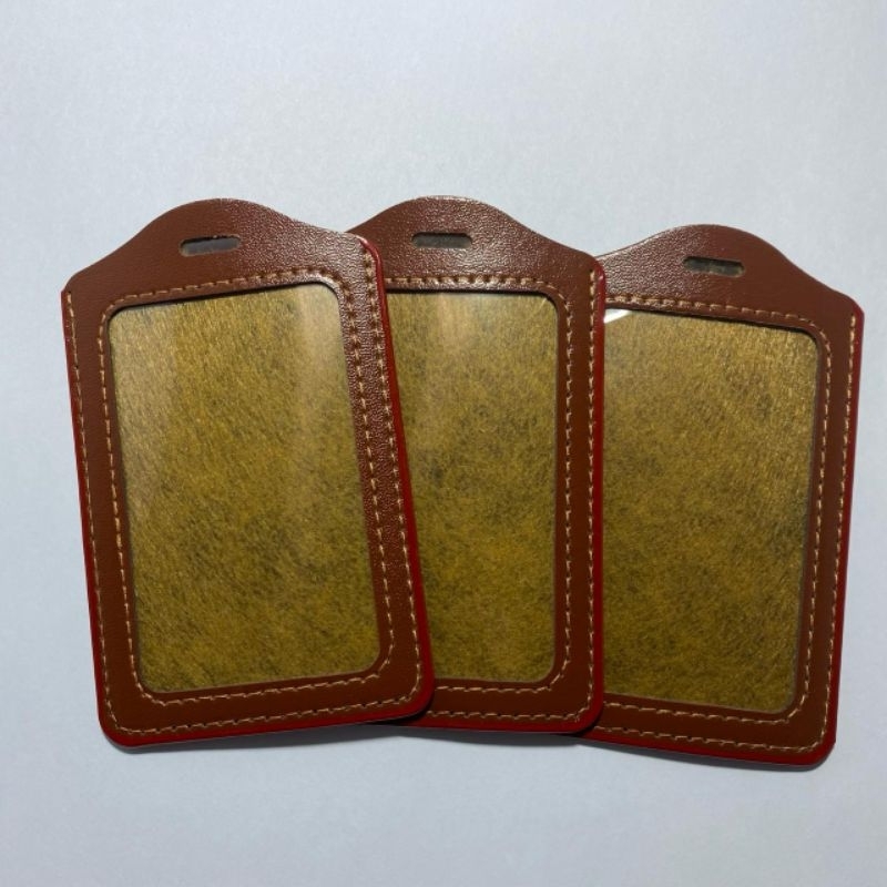 Jual FRAME / CARD HOLDER ID CARD KULIT IMITASI | Shopee Indonesia