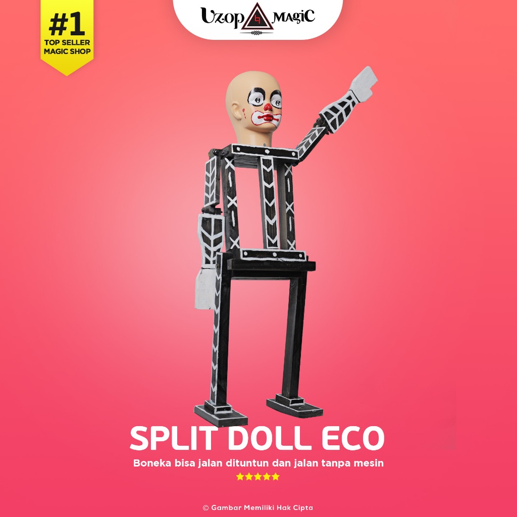 Jual Split Doll Economic - Alat Sulap Boneka Kayu Berjalan - Boneka ...
