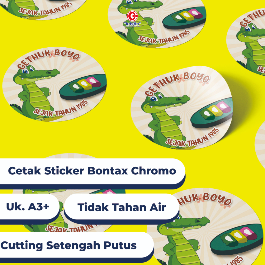 Jual CETAK STICKER BONTAX CHROMO A3+ CUTTING | Shopee Indonesia