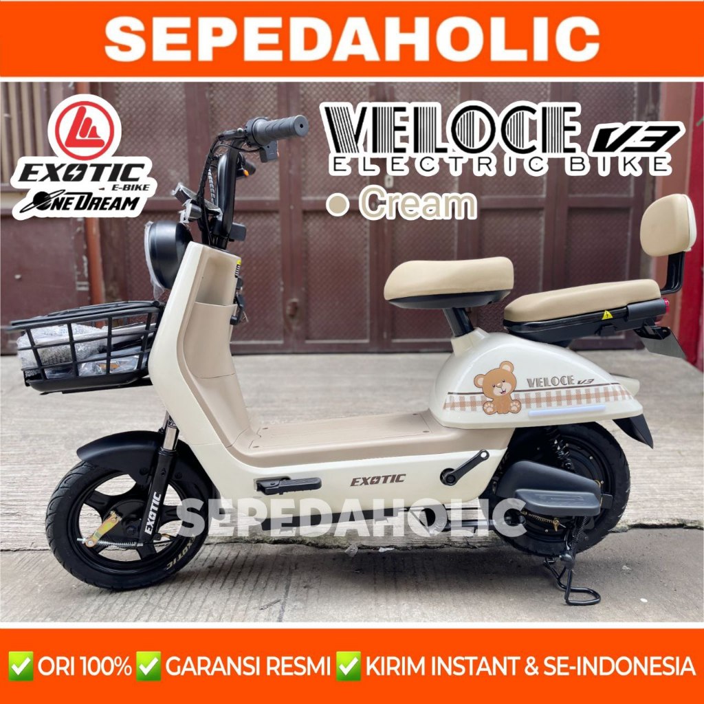 Jual Sepeda Listrik GENIO EASTON S1 BY UNITED / EXOTIC VELOCE 1.6 ...
