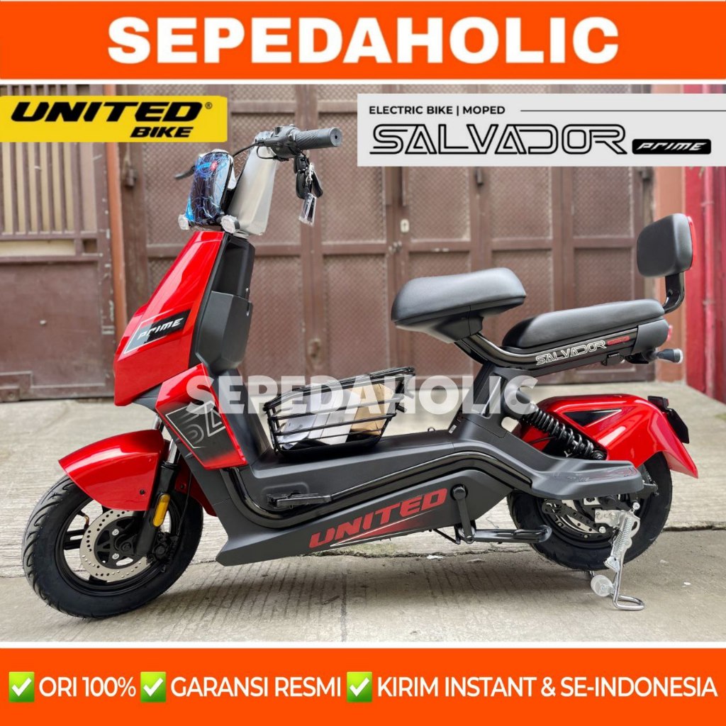 Jual [SALE FEBRUARI] Sepeda Listrik UNITED SALVADOR PRIME 950 Watt ...