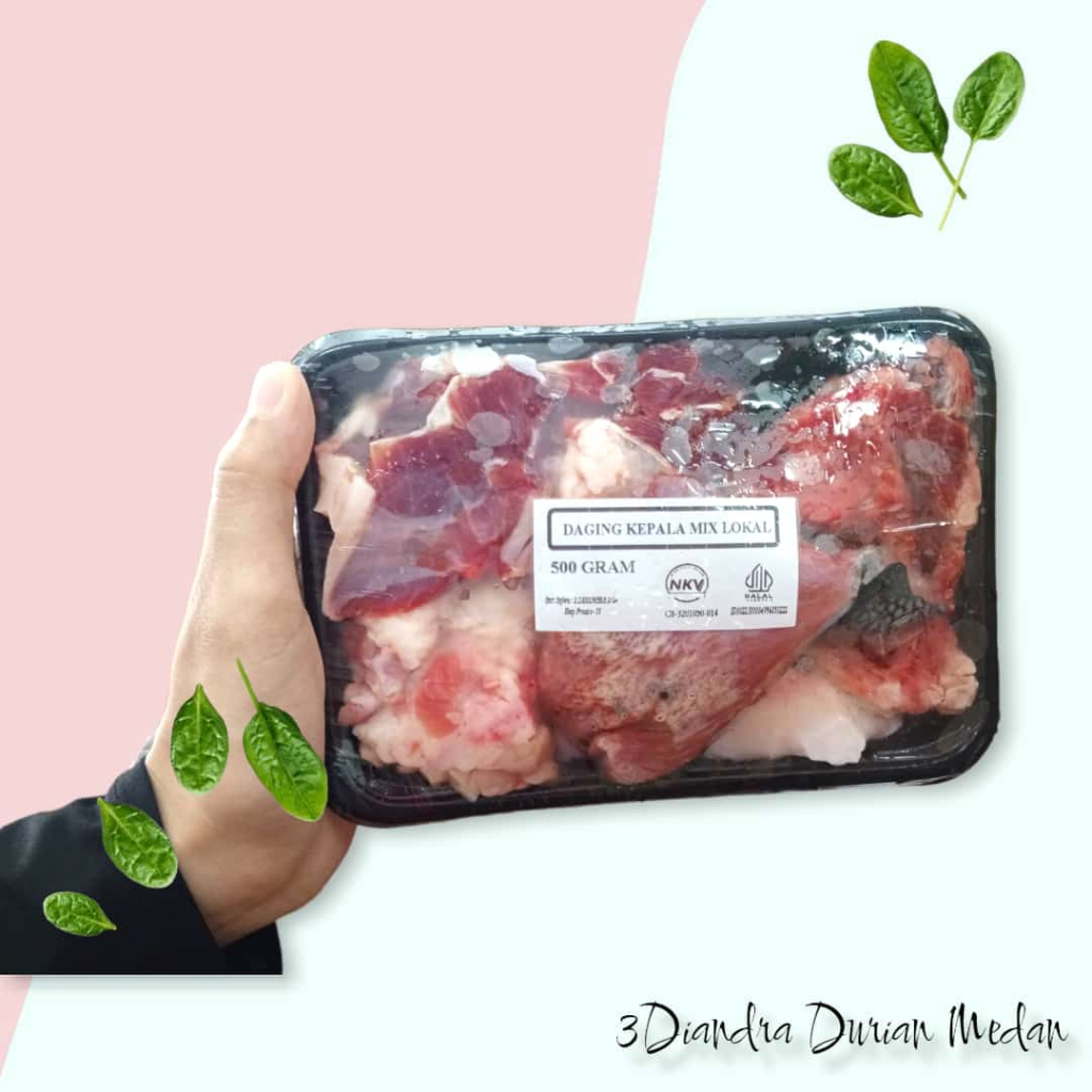 Jual kepala daging 500gram | Shopee Indonesia