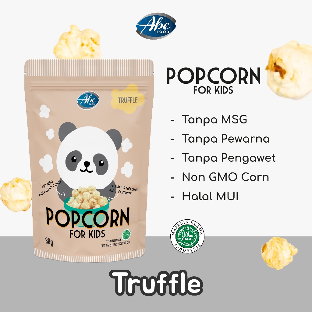 Jual Abe Food Popcorn For Kids/Snack Anak Sehat/ Cemilan Anak/ Popcorn ...