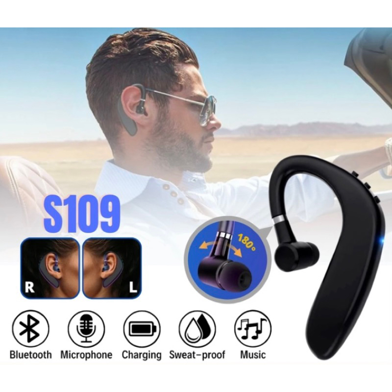 Jual [366SH] Headset Bluetooth Wireless Stereo S109 Business Design ...