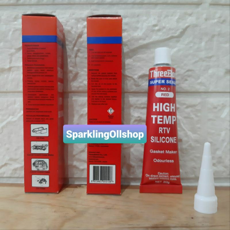 Jual Lem Threebond No.2 RTV 30gram - Red / Merah | Shopee Indonesia