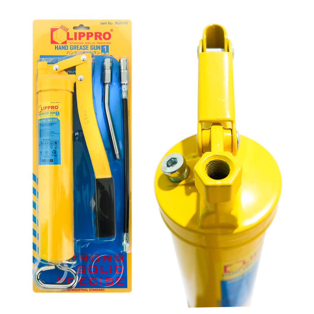 Jual LIPPRO 9620-50 POMPA GEMUK TANGAN 500 CC HAND GREASE GUN OLI PUMP ...