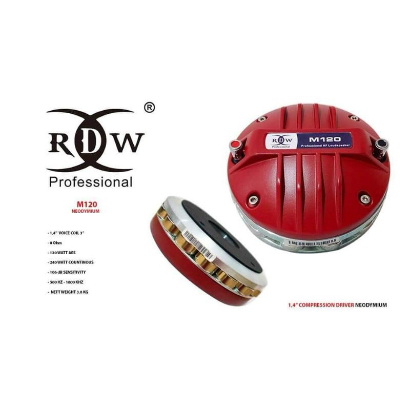 Jual DRIVER/TWITER RDW M120 ORIGINAL | Shopee Indonesia