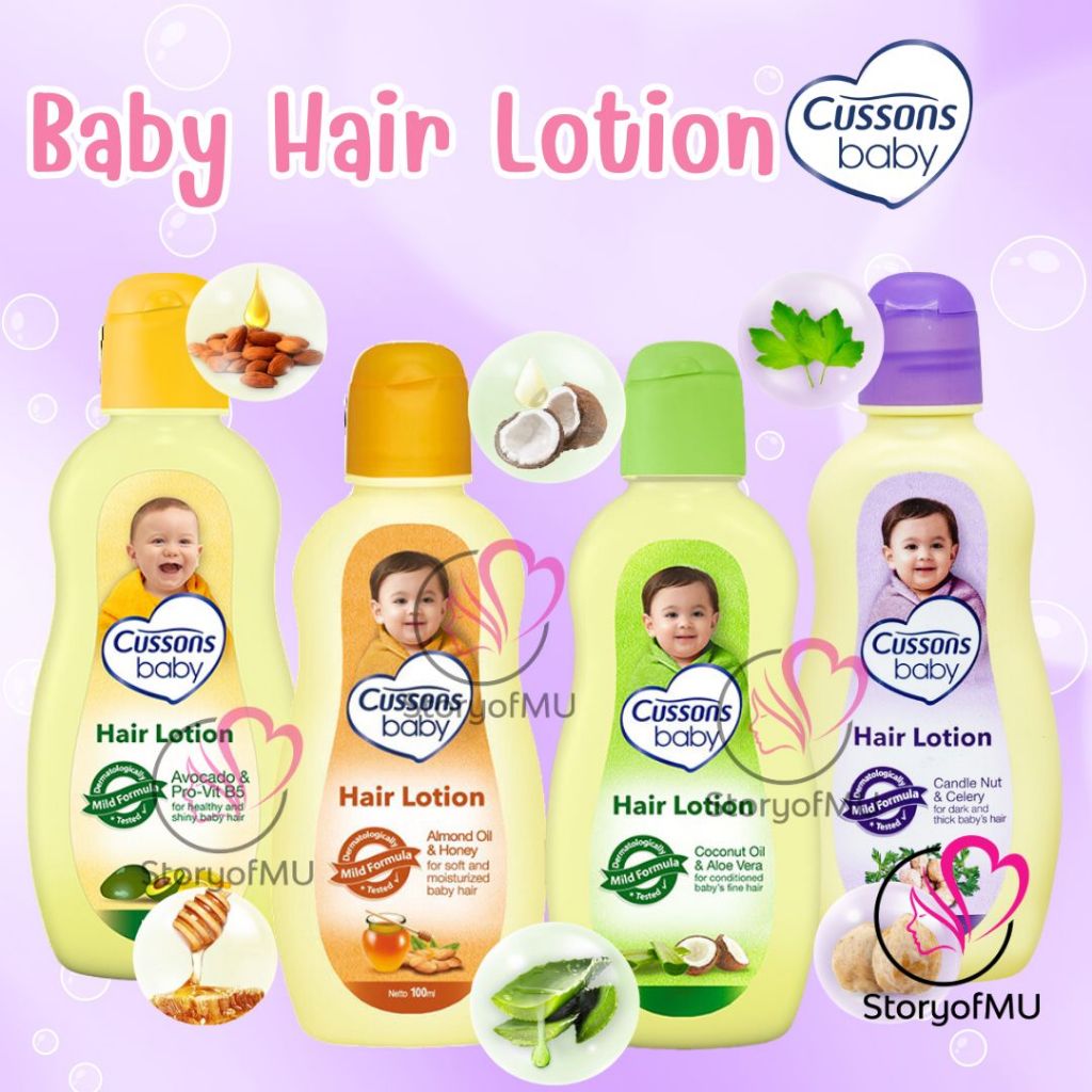 Jual ️ StoryofMU ️ CUSSONS Baby Hair Lotion 50+50ml 100+100ml - Minyak ...