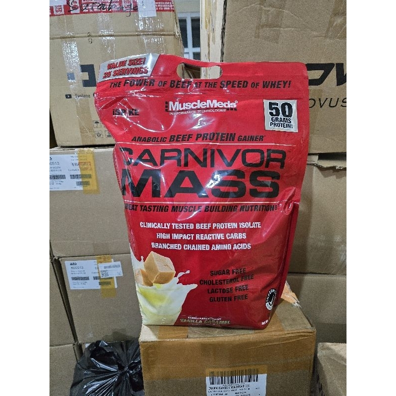 Jual MUSCLEMEDS CARNIVORMASS 10 LB LBS CARNIVOR MASS BEEF PROTEIN ...