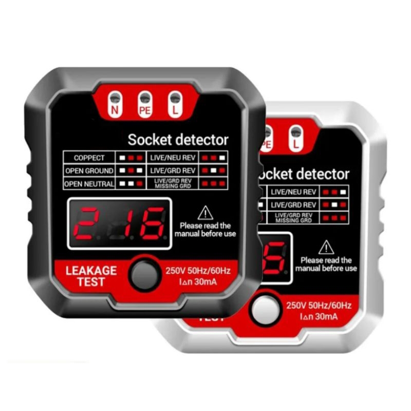 Jual lcd alat tester aliran listrik detector digital display tes test ...