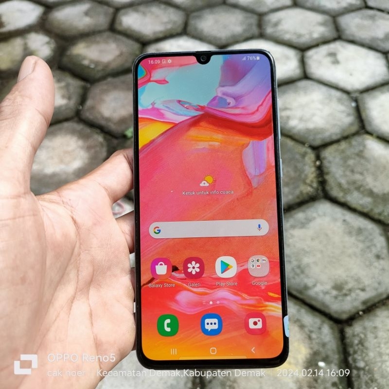 Jual hp bekas Samsung galaxy A70 ram 6/128 second | Shopee Indonesia