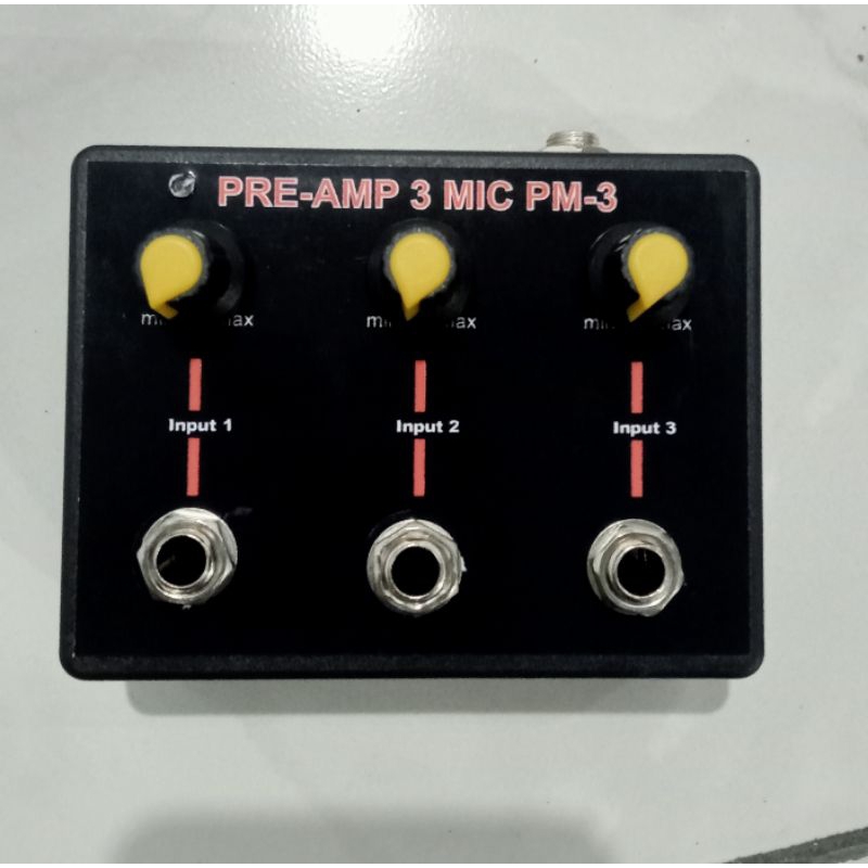 Jual PREAMP MIC PENGUAT MIC DINAMIC DAN LAIN2 3CHANEL | Shopee Indonesia