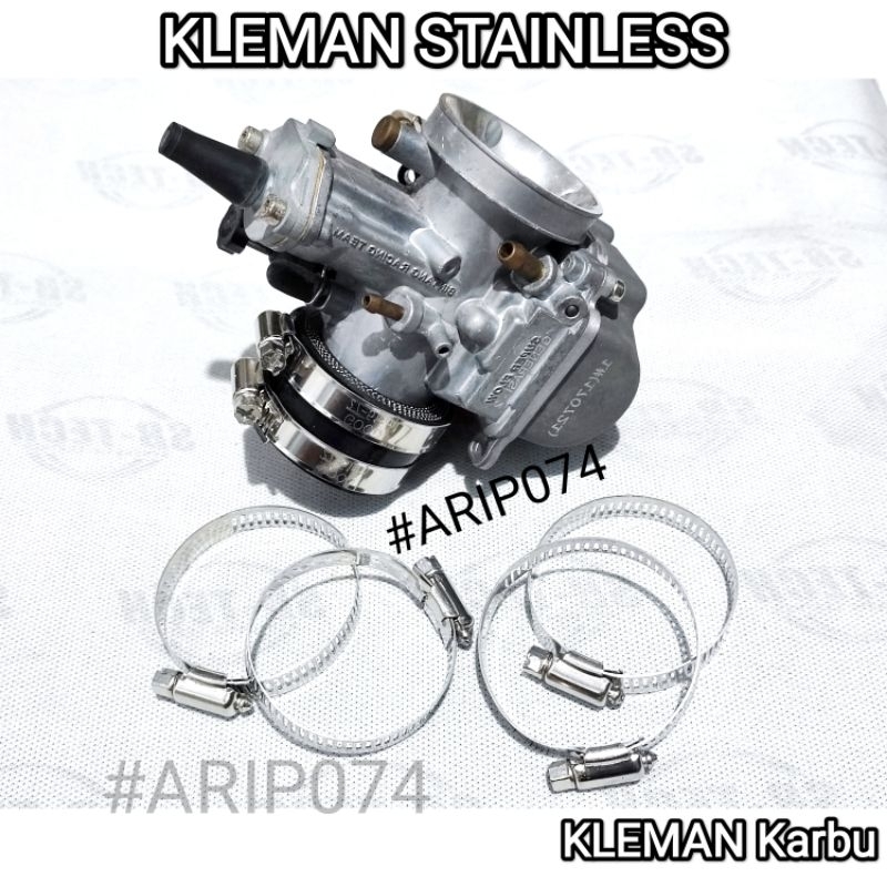 Jual KLEM KARBURATOR PWK PE PWL 26 28 30 KLEMAN KARBU UNIVERSAL KLEM ...