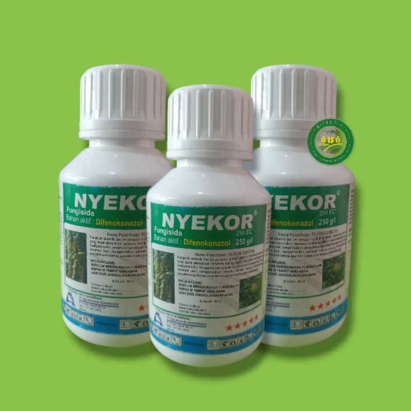 Jual NYEKOR 250 EC 100 ML FUNGISIDA DIFENOKONAZOL Plus ZPT | Shopee ...