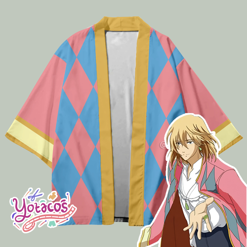 Jual Haori Cardigan Anime Ghibli Howl's Moving Castle Howl Cape Kostum ...