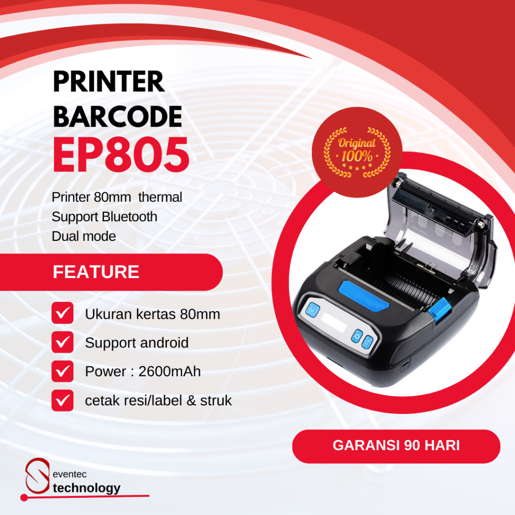 Jual Printer Barcode Thermal EPPOS EP805 [Dual Mode] | Shopee Indonesia