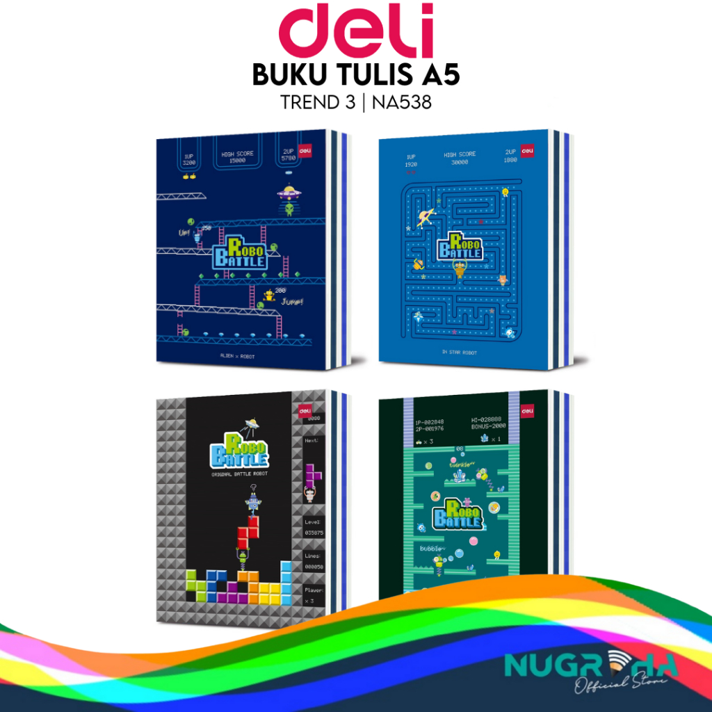 Jual 2024 Buku Tulis Sekolah DELI 38 Lembar – Trend 3 | Shopee Indonesia