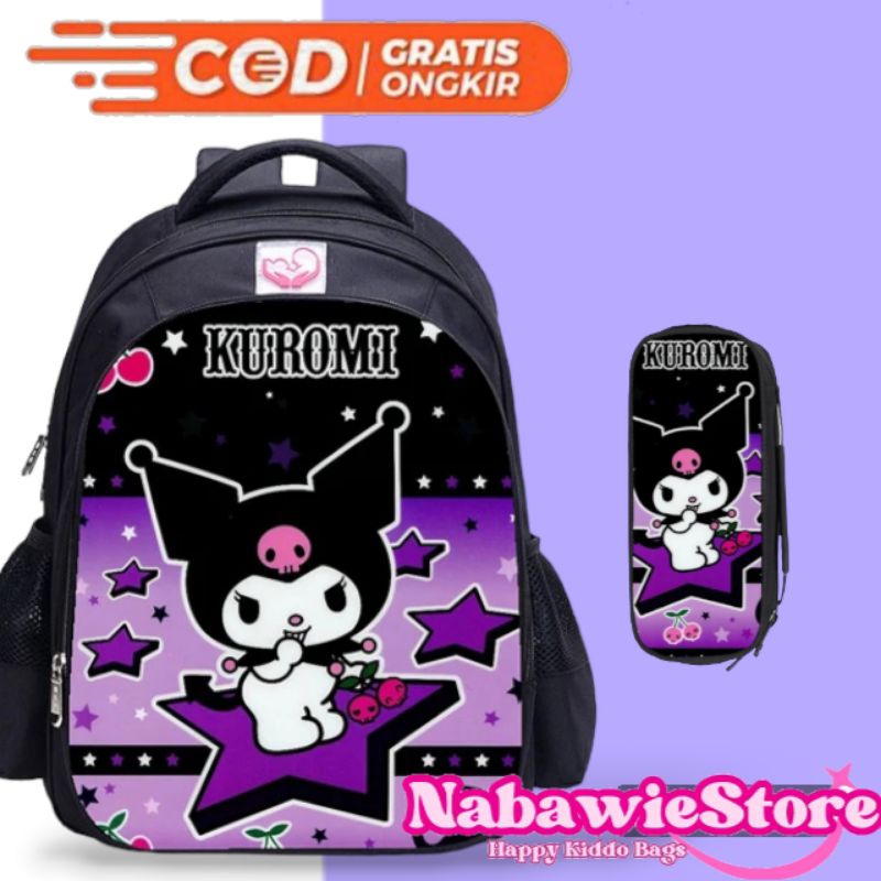 Jual Tas Kuromi Ransel Sekolah Anak SD TK PAUD Backpack Anak Perempuan | Shopee Indonesia