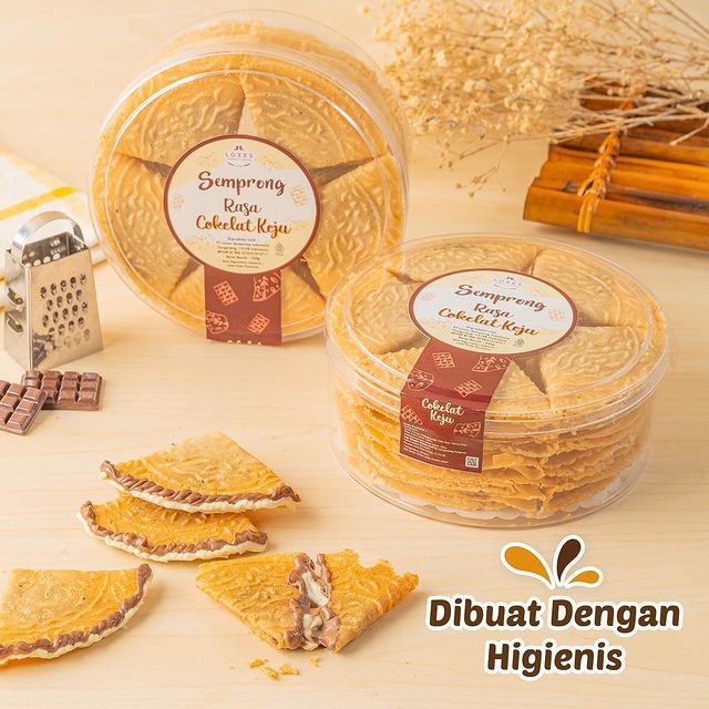 Jual Jajanan Semprong / Makanan Manis Coklat Keju / Camilan Murah ...