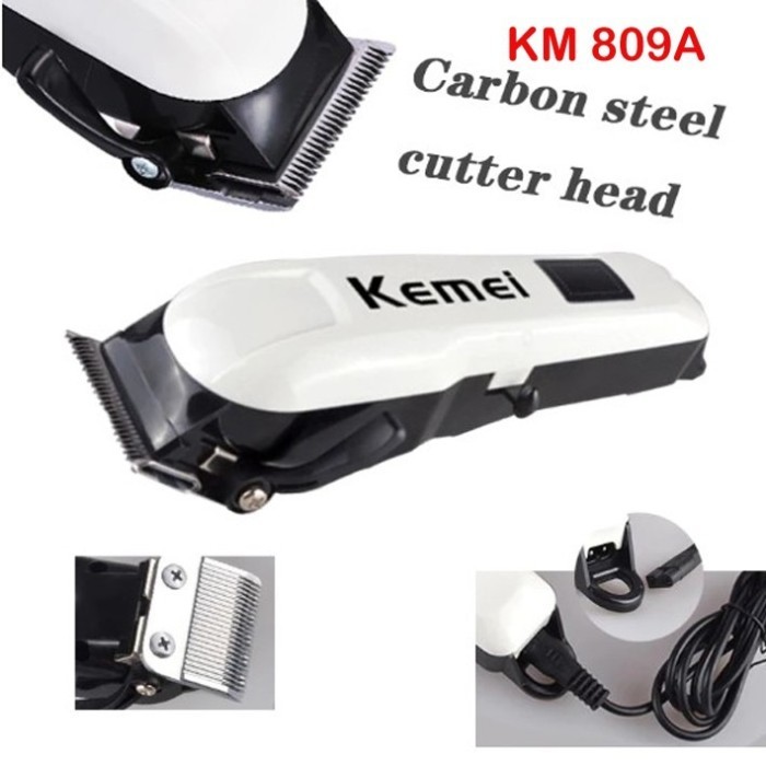 Jual Kemei KM-809A Hair Clipper Alat Mesin Cukur Rambut | Shopee Indonesia