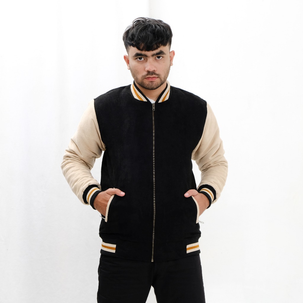 Jual Libra Jaket Baseball Varsity Severus Hitam Pria Cowok Dewasa Polos ...