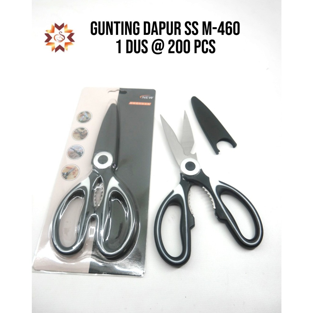 Jual Gunting Dapur Multifungsi Dengan Kemasan / Gunting Stainless Steel ...