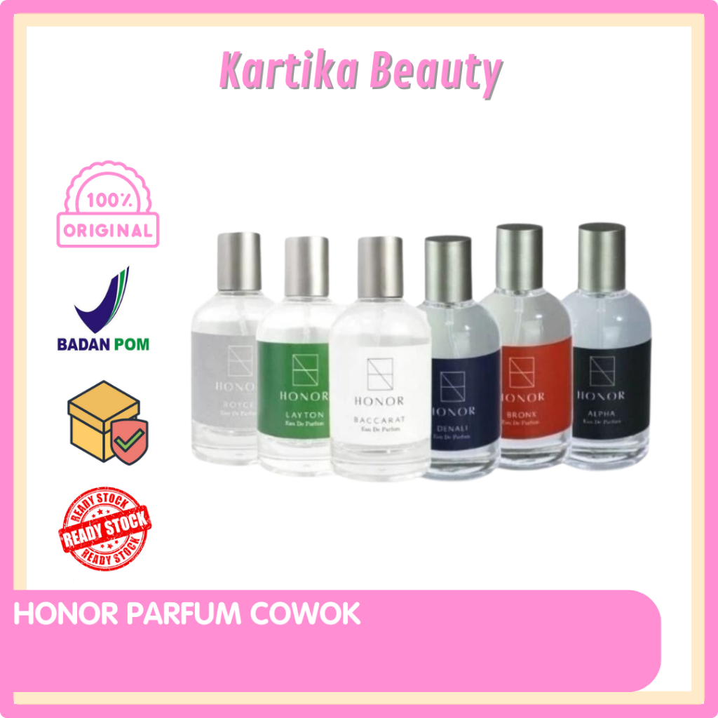 Jual HONOR EAU DE PERFUME 50 ML - PARFUM COWOK LAKI KEMASAN BELING EXCLUSIVE MINYAK WANGI MEWAH ...