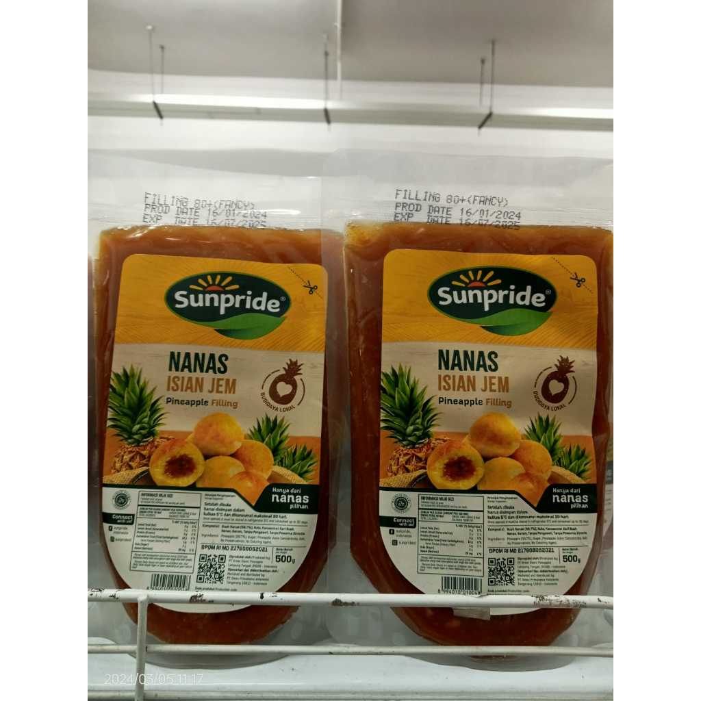 Jual Sunpride Pineapple Filling Selai Nastar 500gr | Shopee Indonesia