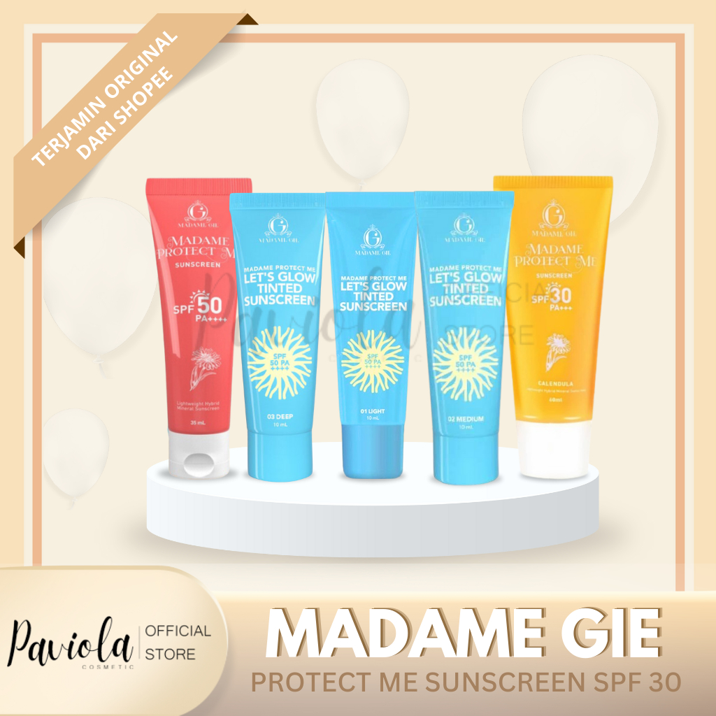 Jual Madame Gie Madame Protect Me Sunscreen SPF 30 - Madame Protect Me ...