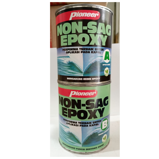 Jual LEM KAPAL PIONEER NON SAG EPOXY QUART 1 SET 2 KALENG = 3,18 KG ...