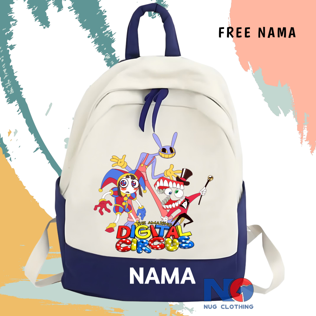 Jual Tas Ransel Sekolah Anak Tk Sd Digital Sircus Pomni Jax Canie Free ...