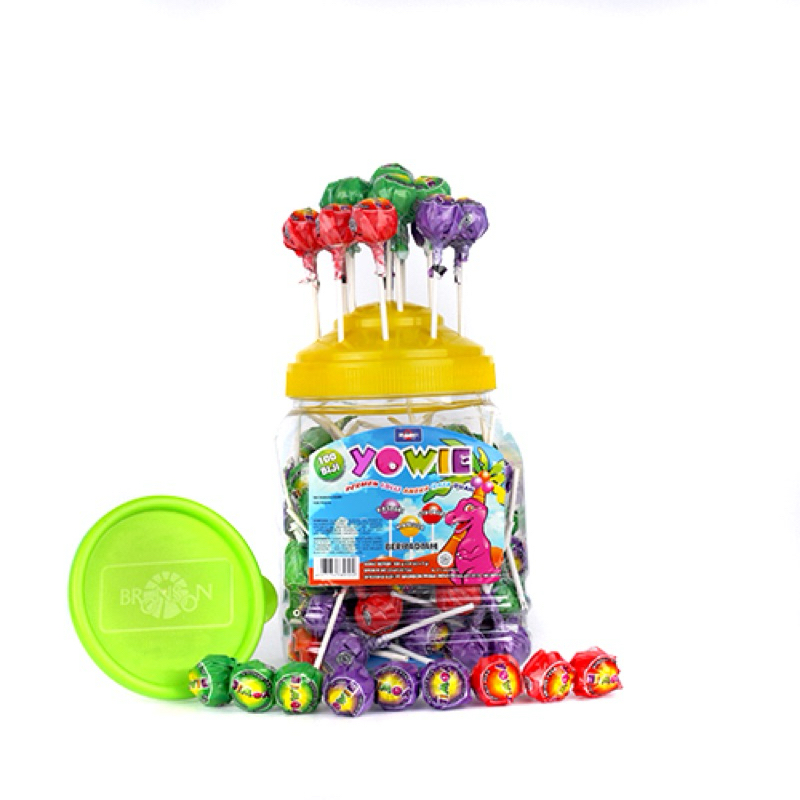 Jual permen tangkai yowie bronson permen lolli aneka rasa buah | Shopee ...