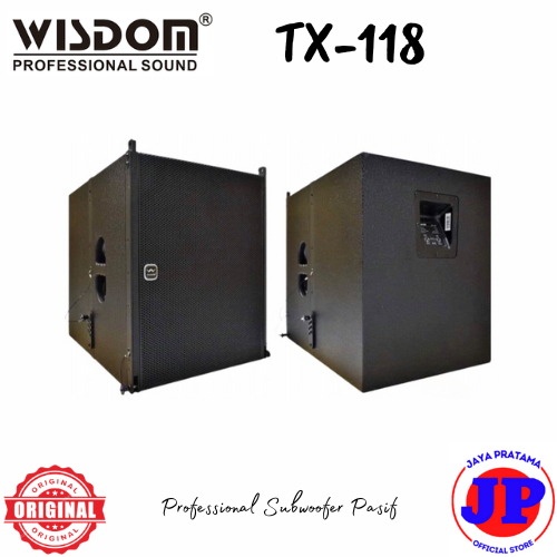 Jual Wisdom TX118 18-Inch Profesional Subwoofer Pasif Original TX-118 ...