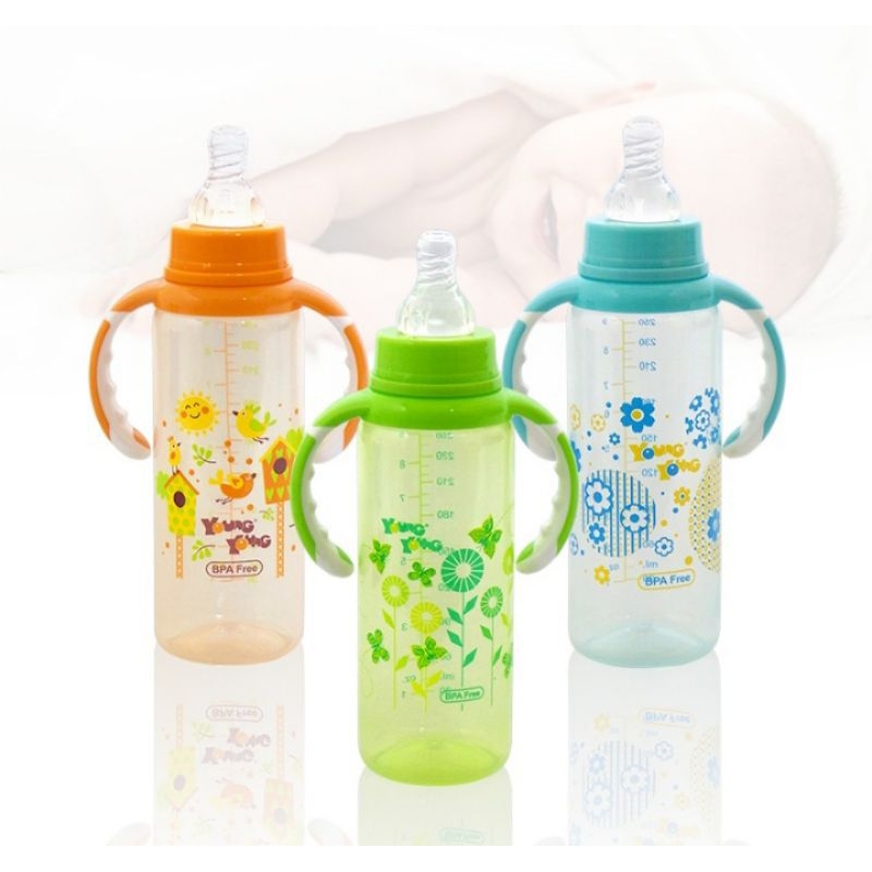 Jual Young young Botol susu Bayi 250 ML & 140 ML Panda Feeding Bottle ...