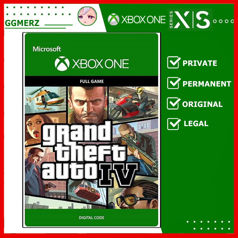 Jual Grand Theft Auto IV XBOX ONE XBOX SERIES X|S Original | Shopee ...