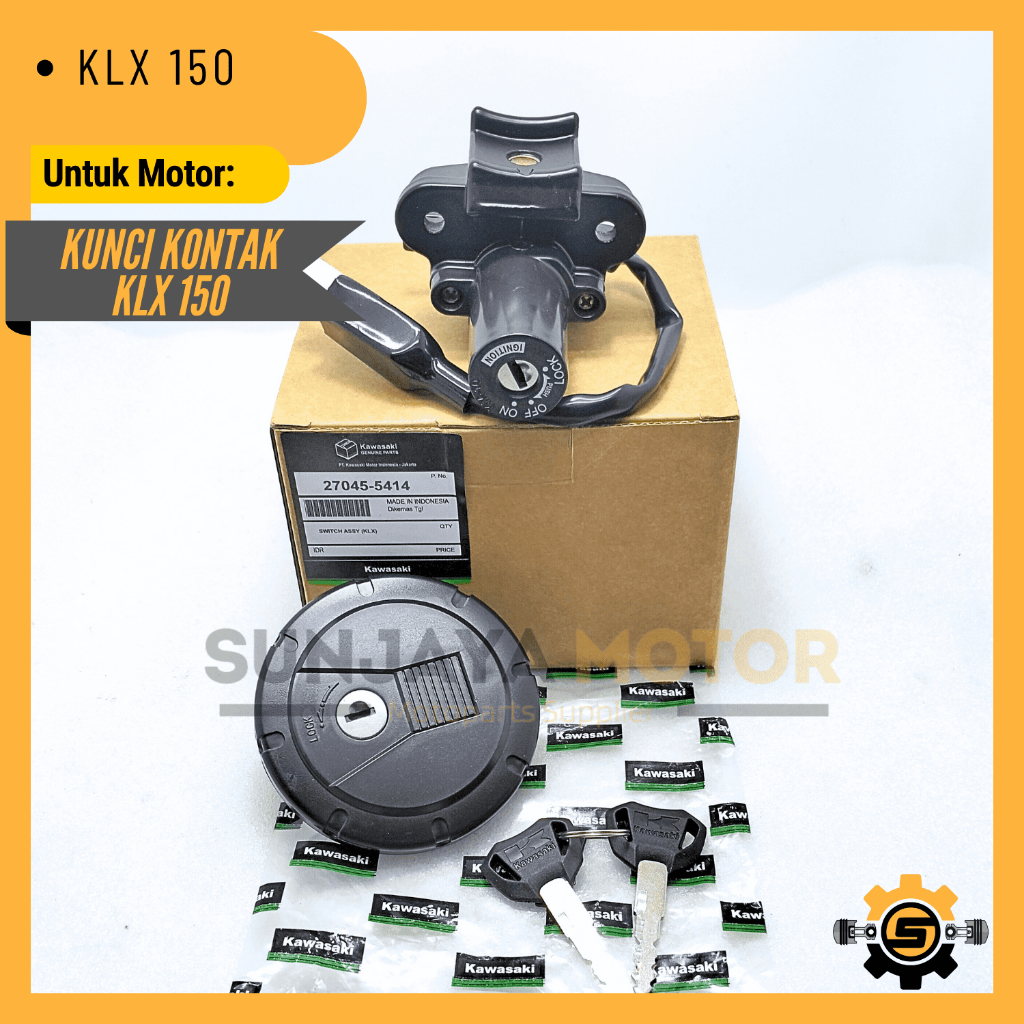 Jual Kunci Kontak Set KLX Series Keyset Konci Kontak Original Kawasaki ...