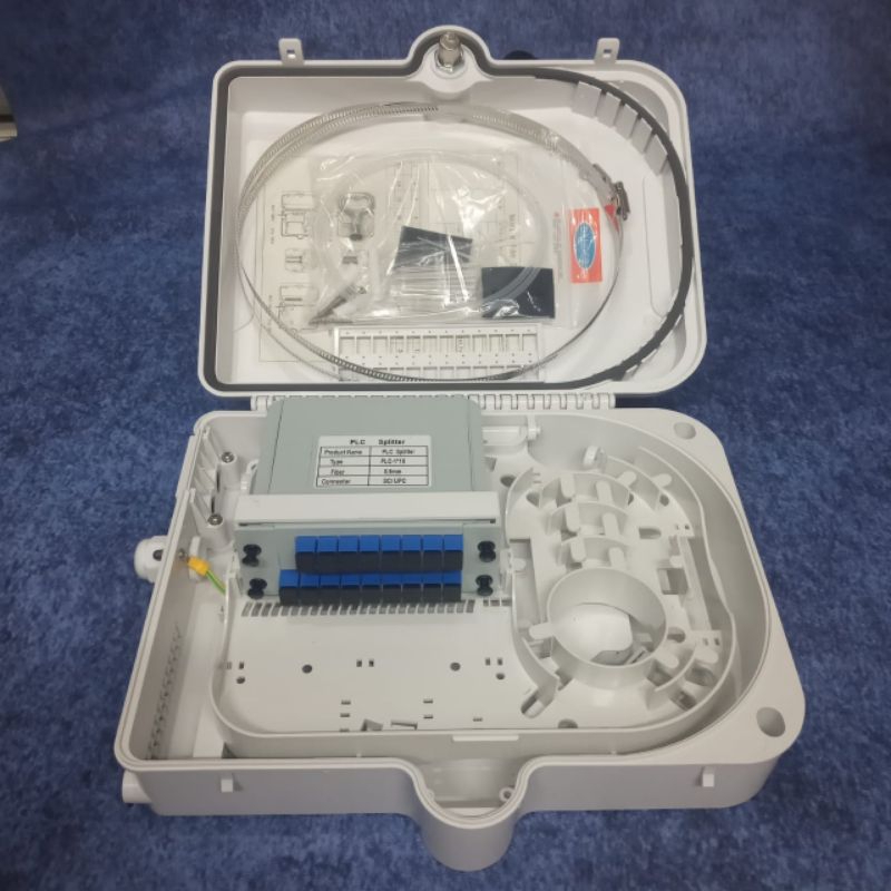 Jual ODP 24 Core Lengkap dengan Box Splitter 1:16 + klem Ring | Shopee ...