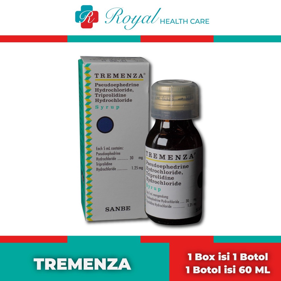 Jual 55 BRANDS FESTIVAL TREMENZA SIRUP 6ml Mengatasi Gejala Flu Bersin ...