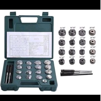 Jual alat setting klep motor 16 pcs palve seat - face cutter set ...