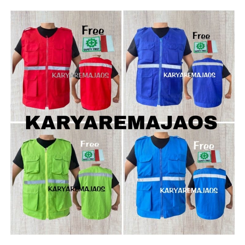 Jual Rompi Safety Rompi skotlet Rompi Proyek Rompi Kerja Rompi parkir ...
