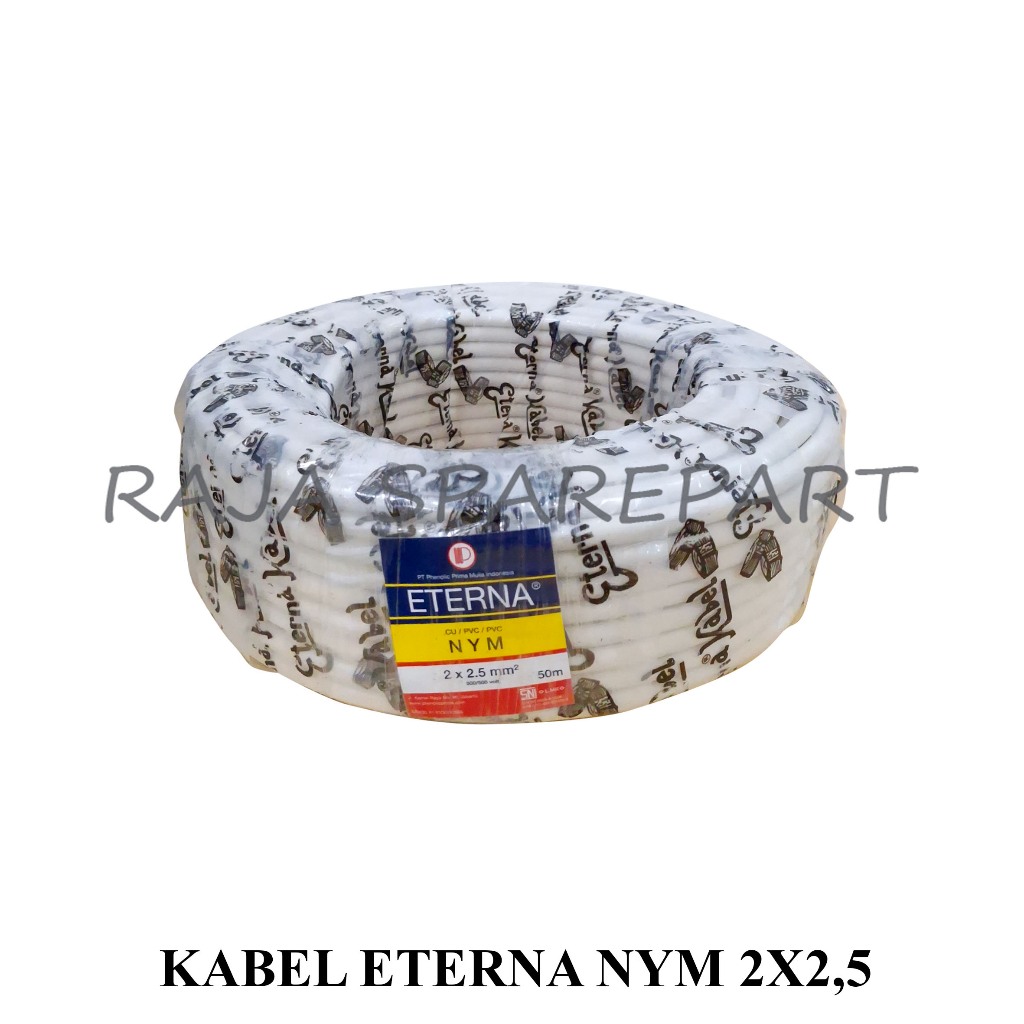 Jual KET225 ETERNA KABEL/KABEL LISTRIK/KABEL ETERNA NYM 2X2,5 (PANJANG 1 METER) | Shopee Indonesia