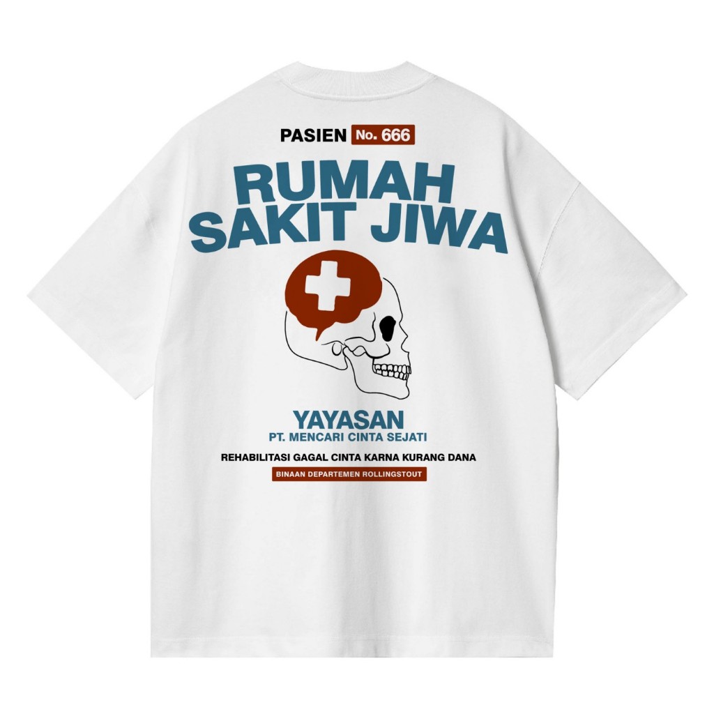 Jual Rollingstout Tshirt - BAJU PASIEN RSJ | Kaos Band | Parodi | BAJU ...