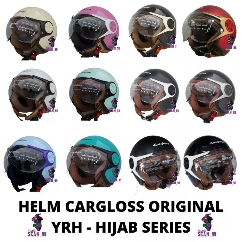 Jual HELM CARGLOSS YRH HIJAB SERIES ALL WARNA ORIGINAL SNI | Shopee ...