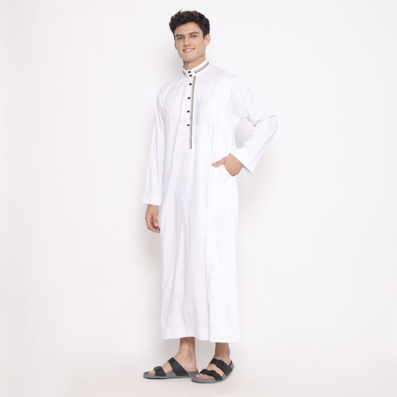 Jual AL-ACHWAN GAMIS WHITE BAJU KOKO ALACHWAN | Shopee Indonesia