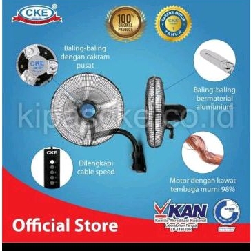 Jual CKE Wall Fan 20 Inch WF-ECO-50-TH / Kipas Dinding Tembok 50cm ...