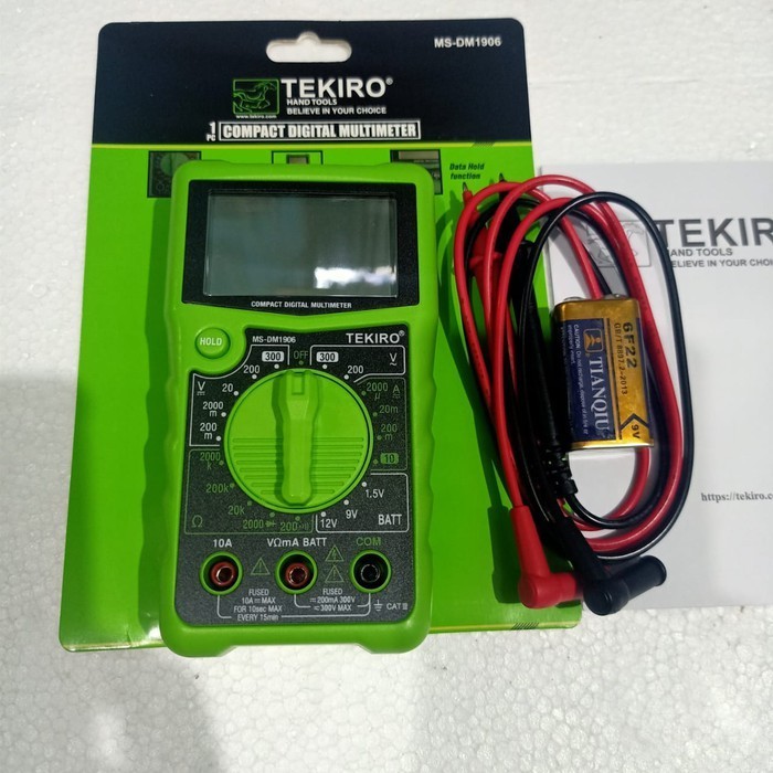 Jual Tekiro Compact Digital Multimeter tekiro pengukur arus listrik ...