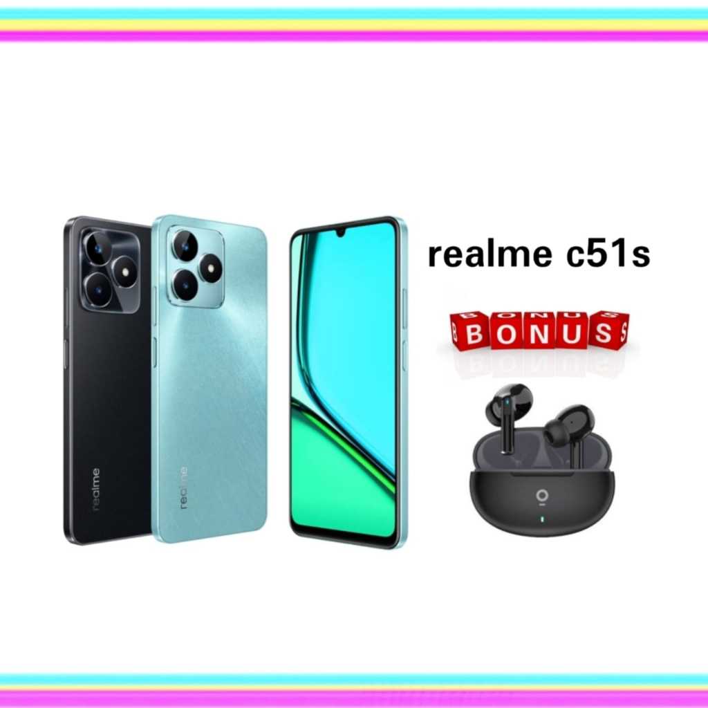 Jual REALME C51S 6/128 NEW GARANSI RESMI | Shopee Indonesia