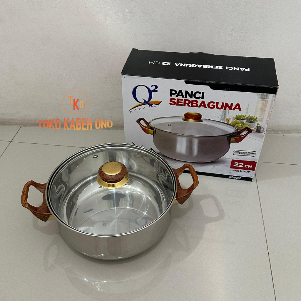 Jual Panci Kuah Serbaguna Q2 Panci Kuah Stainless Steel Panci Kuah ...